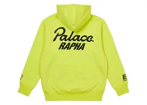 PALACE X Rapha Ef Education First Hooded Sweatshirt - Neon Yellow