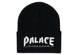 PALACE X Thrasher Beanie - Black