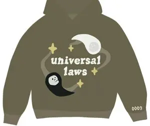 BROKEN PLANET Universal Laws Hoodie - Olive