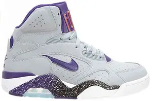 Nike Force 180 Mid Sneakers - Wolf Grey/court Purple/electric Orange