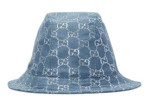 Gucci Lame Bucket Hat - Blue
