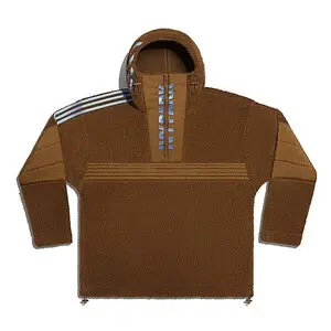 Adidas Ivy Park Branded Teddy Jacket - Wild Brown