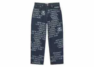 Stussy Printed Jeans For Men