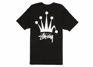 StÜssy Regal Crown Pigment Dyed T-shirt - Black