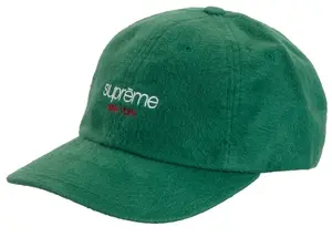 Supreme Washed Flannel 6-panel Cap - Green