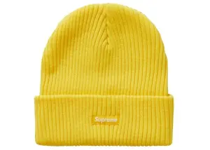 Supreme Wide Rib Beanie Yellow