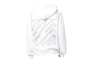 Off-White Off Wave Outl Diagonal Slim Zip Hoodie