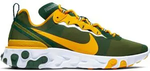 Nike React Element 55 Sneakers - Fir/white/university Gold