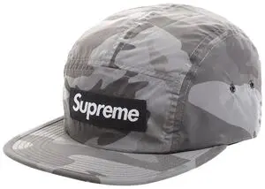 Supreme Reflective Camo Camp Cap - Grey