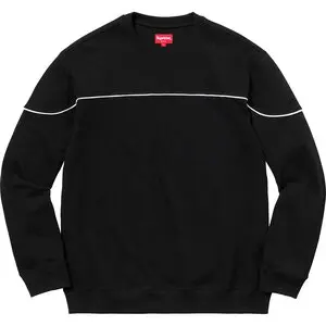 Supreme Yoke Piping Long Sleeve Top