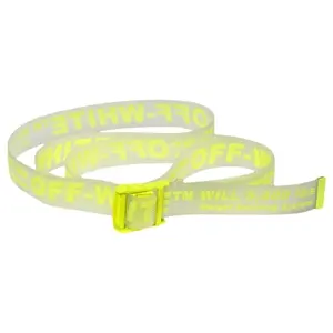 Off-White Industrial Belt - Transparent Fluo Yellow