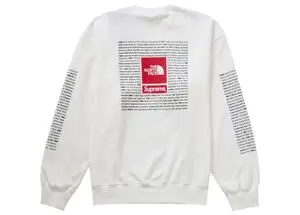Supreme The North Face Crewneck Sweatshirt - White