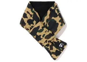 A BATHING APE 1st Camo Pocket Fleece Scarf - Yellow