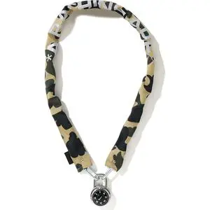 A BATHING APE 1st Camo Chain Lock - Yellow