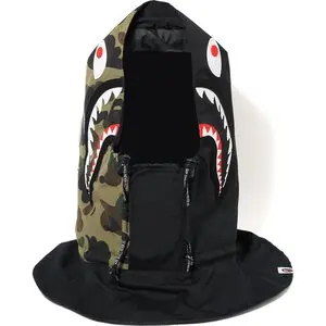 A BATHING APE 1st Camo Shark Mask - Green/black