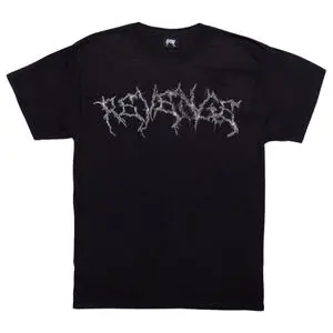REVENGE Lightning Spider T-shirt - Black/white