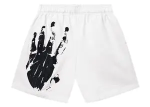 REVENGE Xxxtentacion Kill Embroidered Shorts - Cement