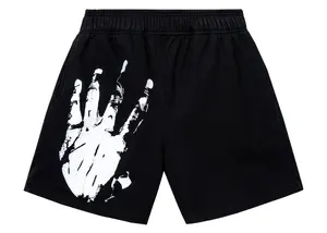REVENGE Embroidered Shorts - Black