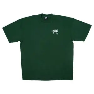 REVENGE Basic Embroidered T-shirt - Green