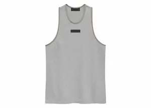 Fear Of God Essentials Heavy Jersey Tank Top - Light Heather Grey