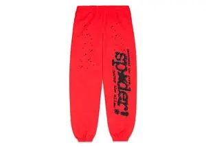 SP5DER P*nk V2 Sweatpant - Red