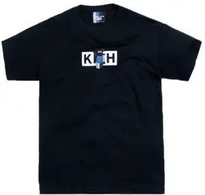 Kith X Bearbrick Logo Tee Shirt - Black