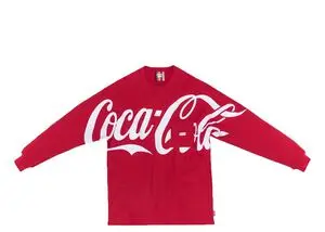 Kith X Cocacola Quinn Long Sleeve Tee Shirt - Red