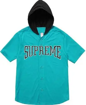 Supreme Hooded Baseball Top