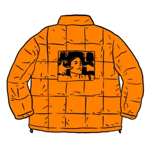 Supreme Iggy Pop Puffy Jacket - Orange