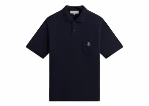 Kith Ethan Pique Polo Shirt - Nocturnal