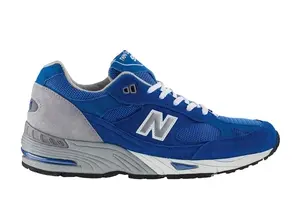 NEW BALANCE 991 Miukin Lace-up Sneakers - Blue/gray