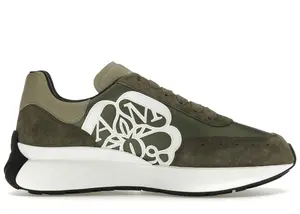 Alexander McQueen Sprint Runner - Khaki/white