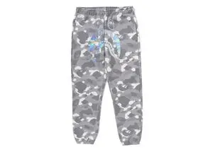 A BATHING APE City Camo Shark Sweatpants - Gray