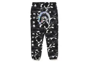 A BATHING APE City Camo Shark Sweatpants - Black