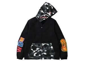 BAPE City Camo Shark Jacket - Black