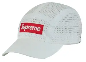 Supreme Perforated Camp Cap - White
