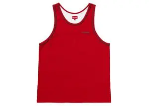 Supreme Piping Tank Top - Red