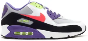 Nike Air Max 90 Sneakers - Wolf Grey/solar Redone-colorwhiteone-colorblck