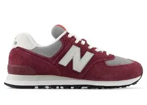 NEW BALANCE 574 Sneaker Claret/white
