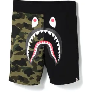 BAPE Shark Sweat Shorts - Black/green