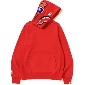 A BATHING APE Shark Pullover Hoodie - Red