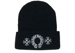 Chrome Hearts Horse Shoe Beanie - Black