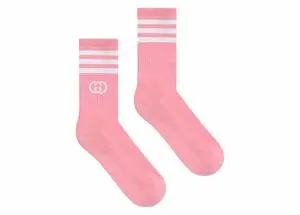 Gucci X Adidas Ankle Socks - Pink/white