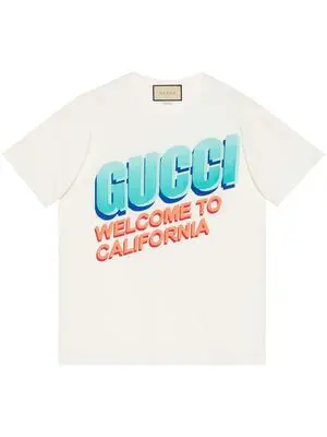Gucci Welcome To California T-shirt - White
