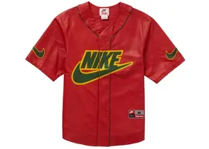 Supreme Nike Leather Baseball Jersey