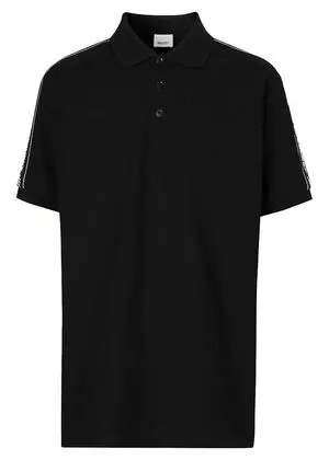 Burberry Logo Panelled Polo Shirt