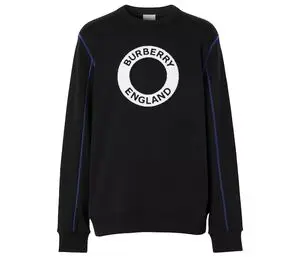 Burberry Logo Graphic Cotton Sweatshirt