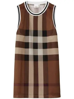Burberry Check Pattern Tank Top
