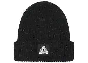 PALACE Nepped Triferg Patch Beanie - Black