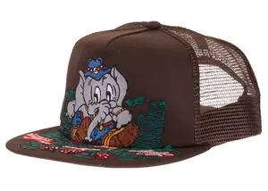 Supreme Elephant Mesh Back 5panel Cap - Brown